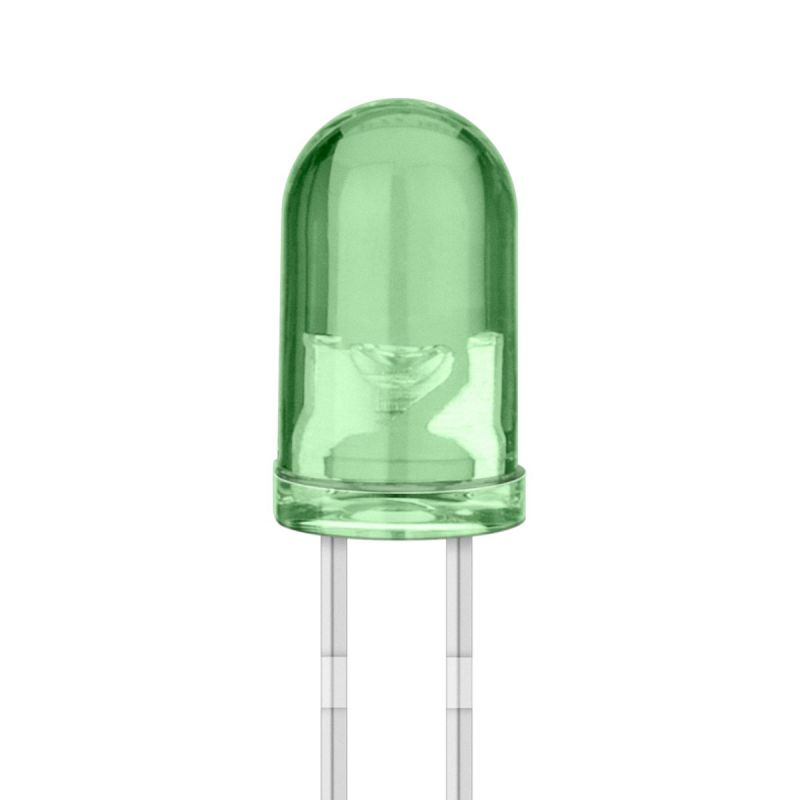 LED de 5 mm verde claro - Ideal para proyectos electrón
