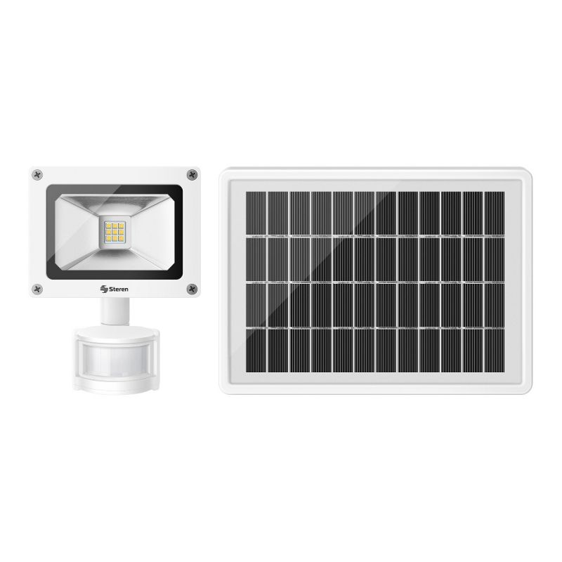 Reflector LED con sensor de movimiento, panel solar y b