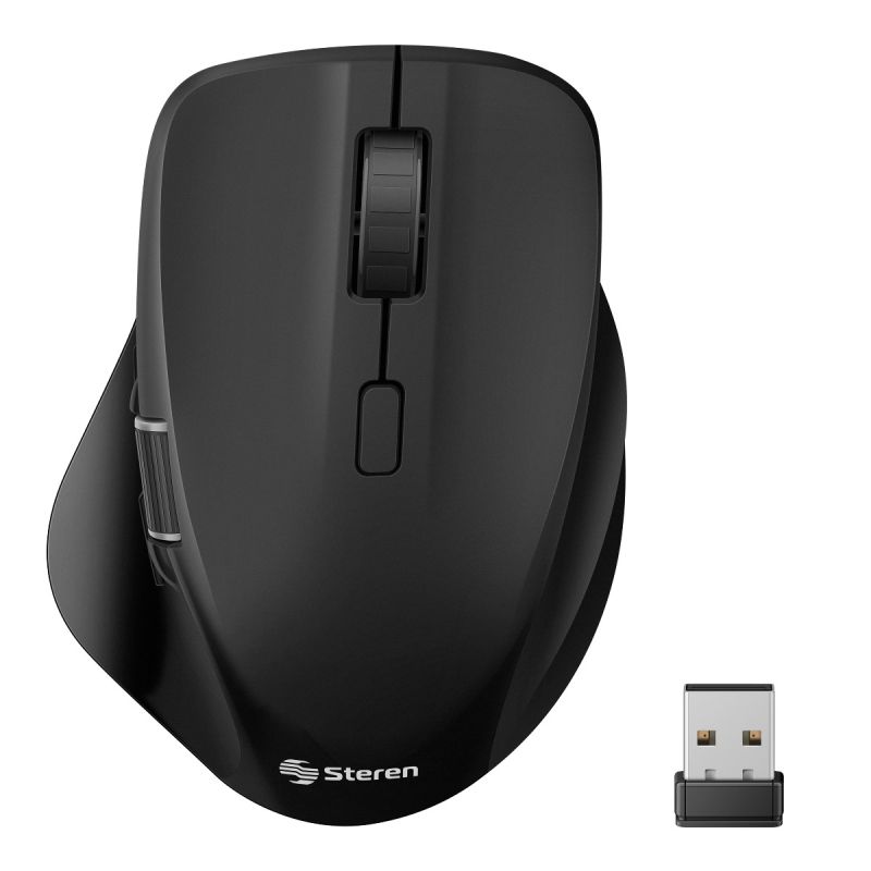 Mouse Bluetooth* / RF, multiequipo con batería recargab